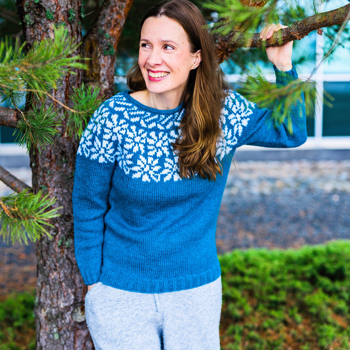 Ladattava ohje: Kukka-kaarrokeneule (suunnittelija Merja Ojanperä ...