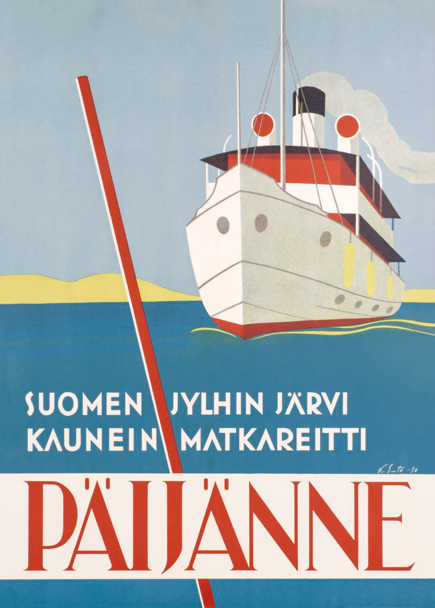 Päijänne – Suomen jylhin järvi, juliste 50x70cm | Meillä kotona -kaupat